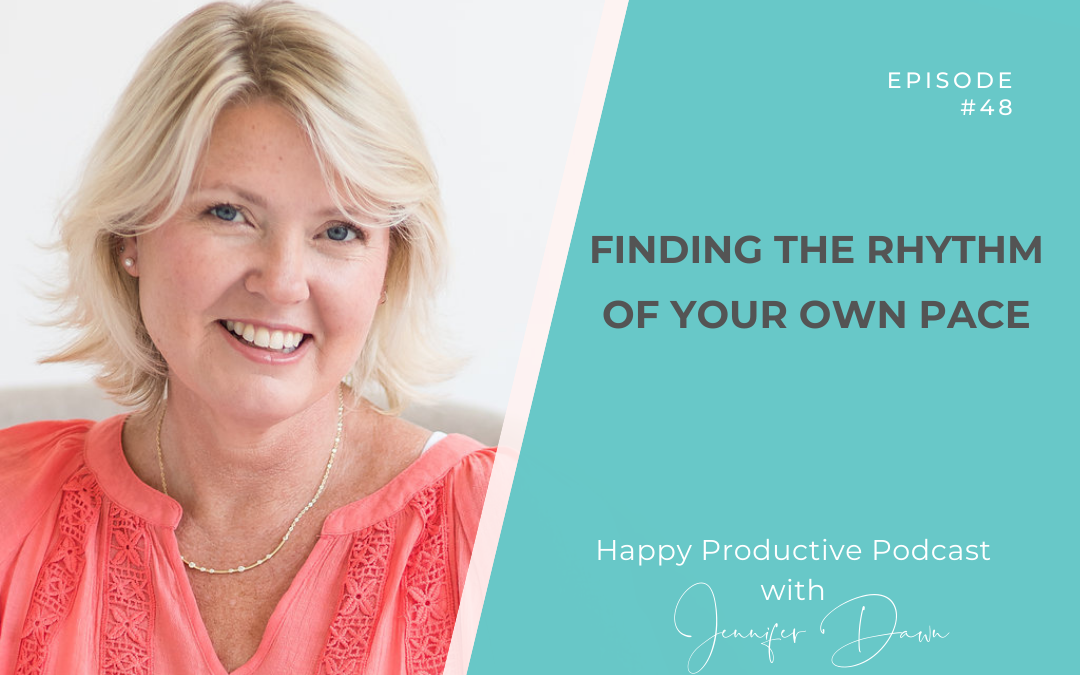 Finding the Rhythm of Your Own Pace 1 - Best Planner Ever by Jennifer Dawn